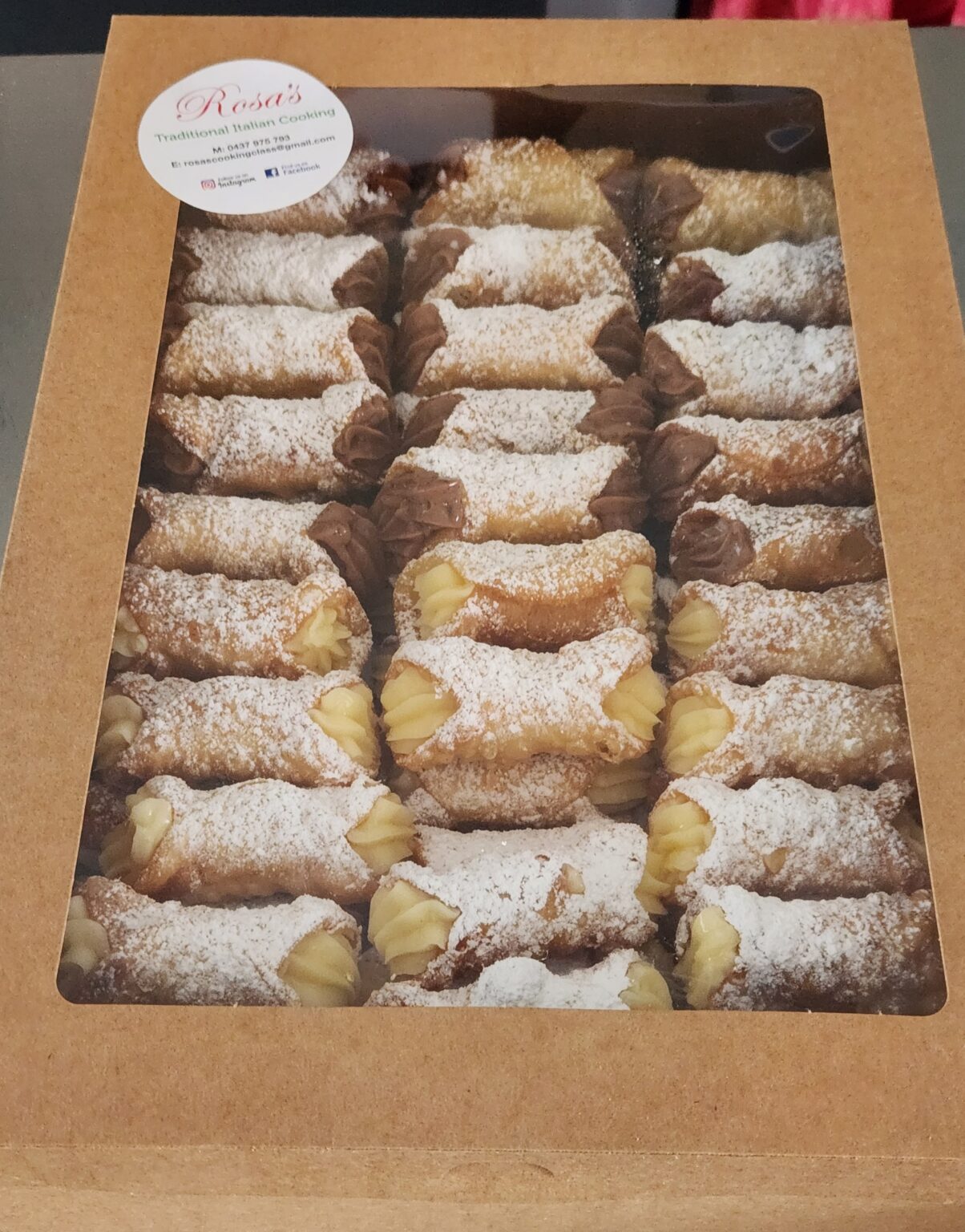 Mini Cannoli - Rosa